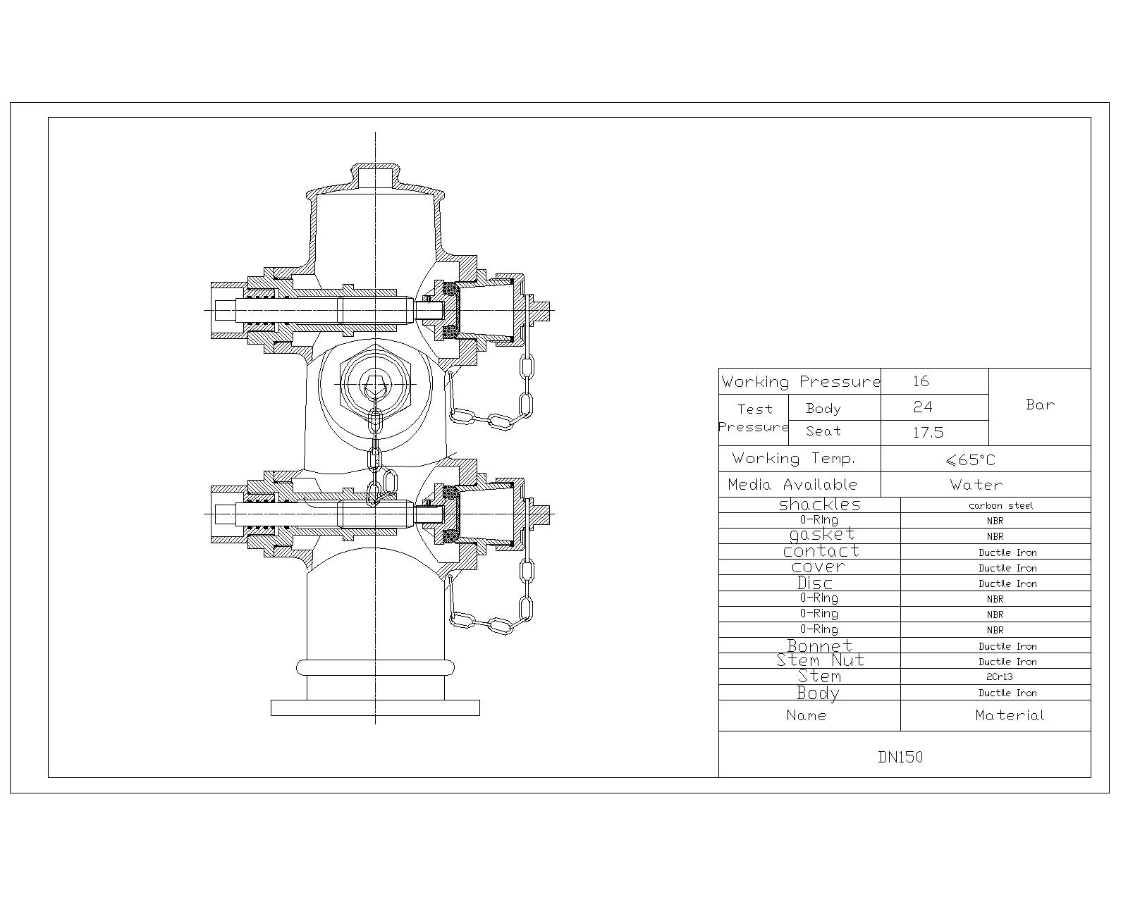 Outdoor Fire Hydrant (three Links) - Buy Outdoor Fire Hydran, Fire ...