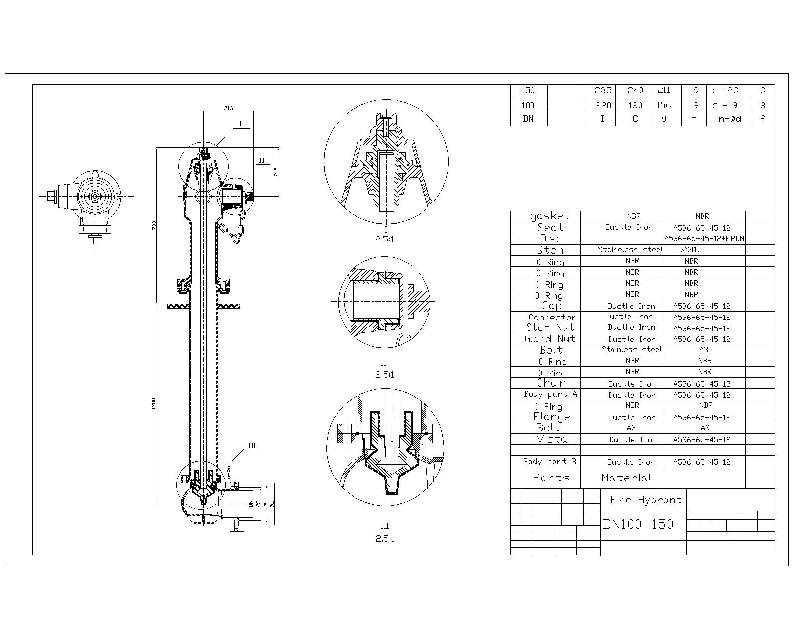 Outdoor Fire Hydrant (three Links) - Buy Outdoor Fire Hydran, Fire ...